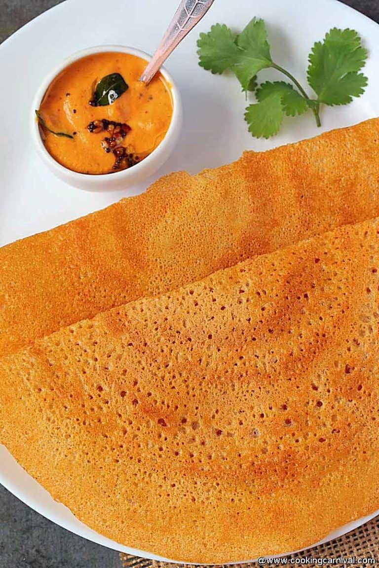 Adai Dosa - Lentil Dosa - Healthy Dosa - CookingCarnival.com