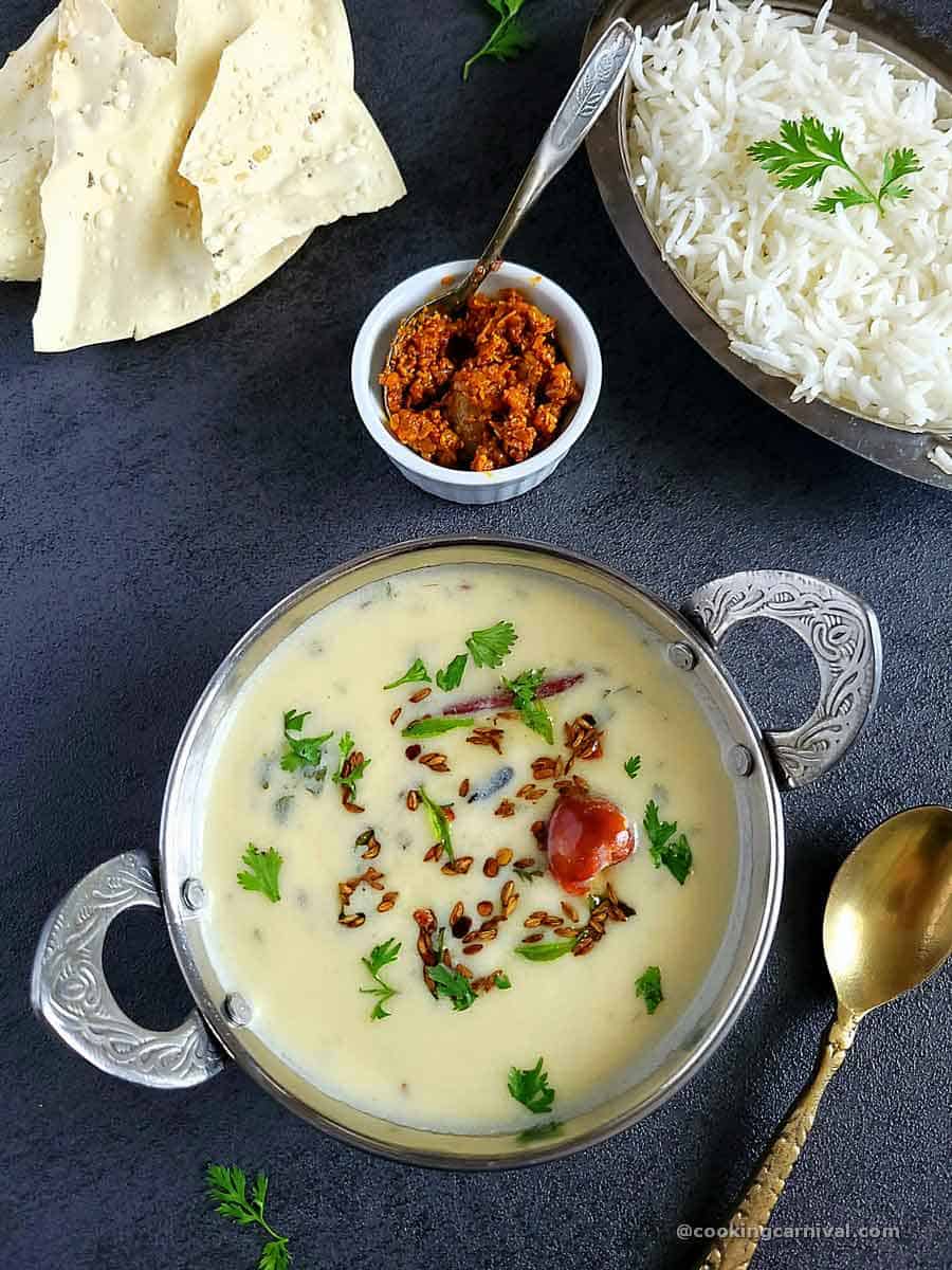Gujarati Kadhi - Cooking Carnival