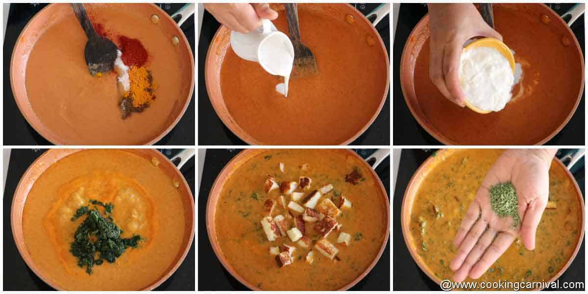 Lasooni Palak Paneer - Cooking Carnival