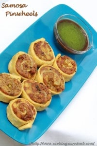 Samosa Pinwheels - Cooking Carnival