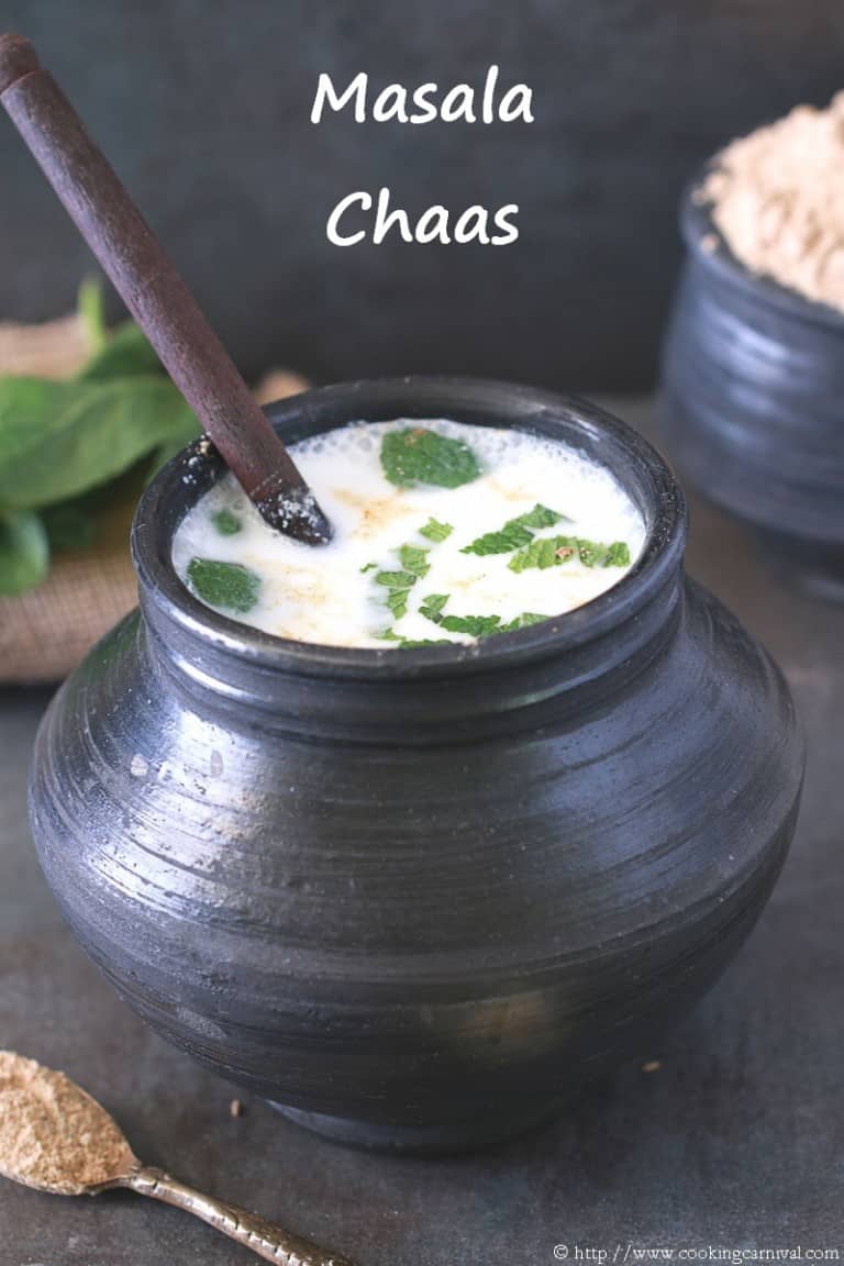Masala Chaas with homemade Chaas Masala (Jeeralu) - Cooking Carnival