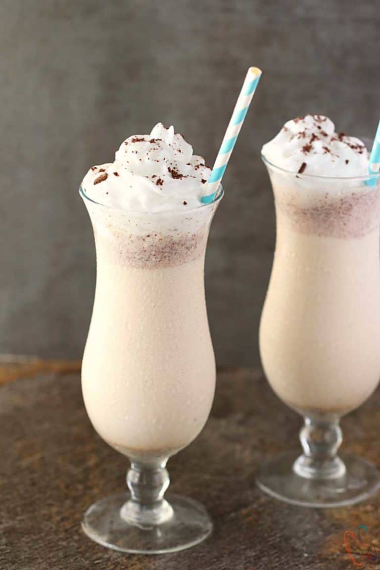 Salted Caramel Milkshake - Non dairy Milkshake recipe - Cooking Carnival