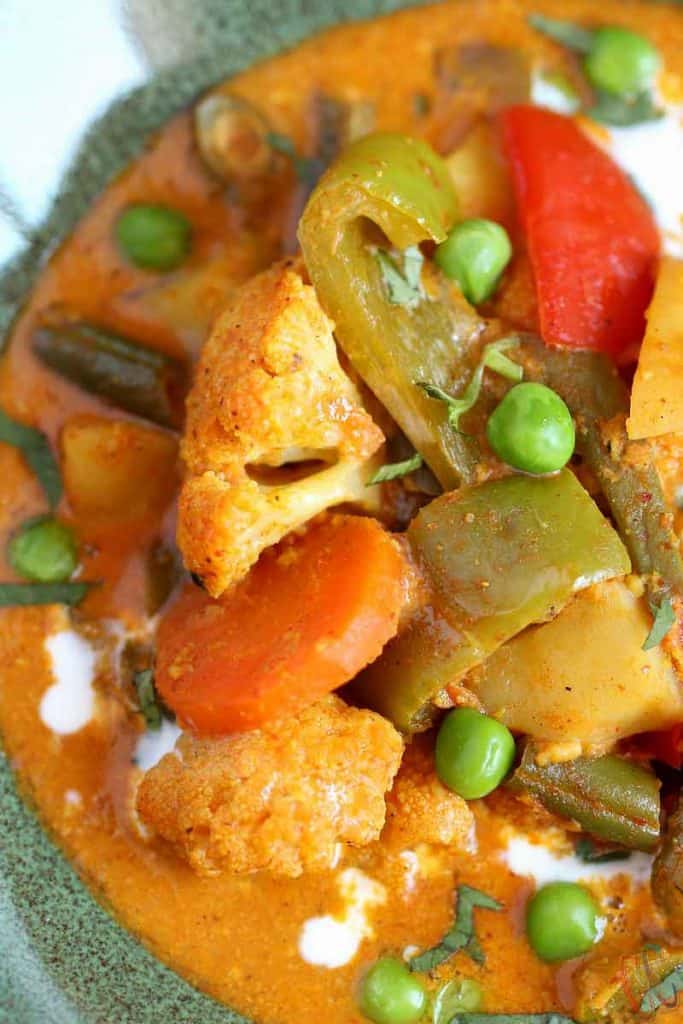 Instant Pot Vegetable Korma | Vegan and Gluten free - Cooking Carnival
