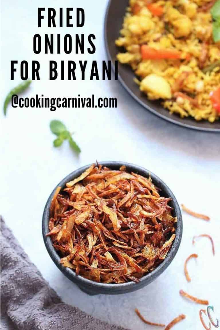 Crispy Fried Onions for biryani - Birista / Beresta recipe - Cooking ...