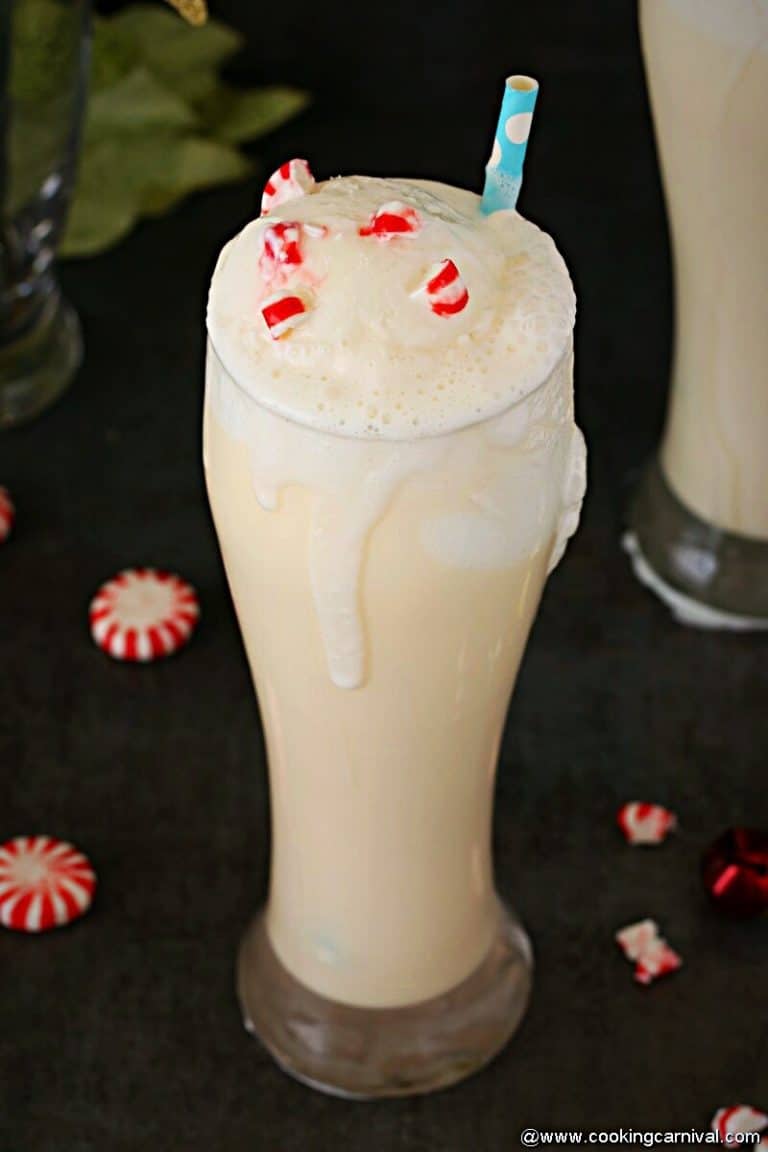 Christmas Ice Cream Float - Non alcoholic drink - Cooking Carnival