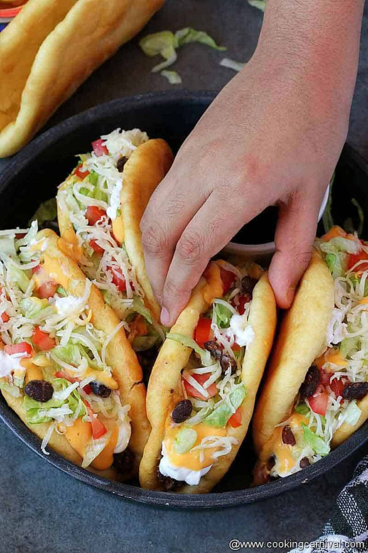 Homemade Chalupa (Taco Bell Copycat) - Cooking Carnival