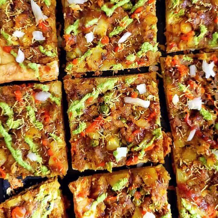 Samosa Puff Pastry Tart - Cooking Carnival