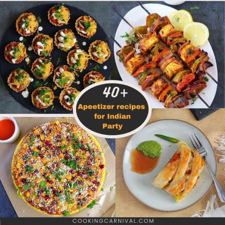 Vegetarian Main Course Recipes For Indian Parties - Cooking Carnival