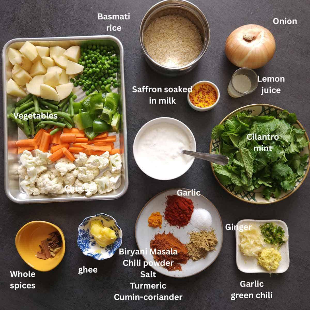 Vegetable Dum Biryani (In oven) - Cooking Carnival