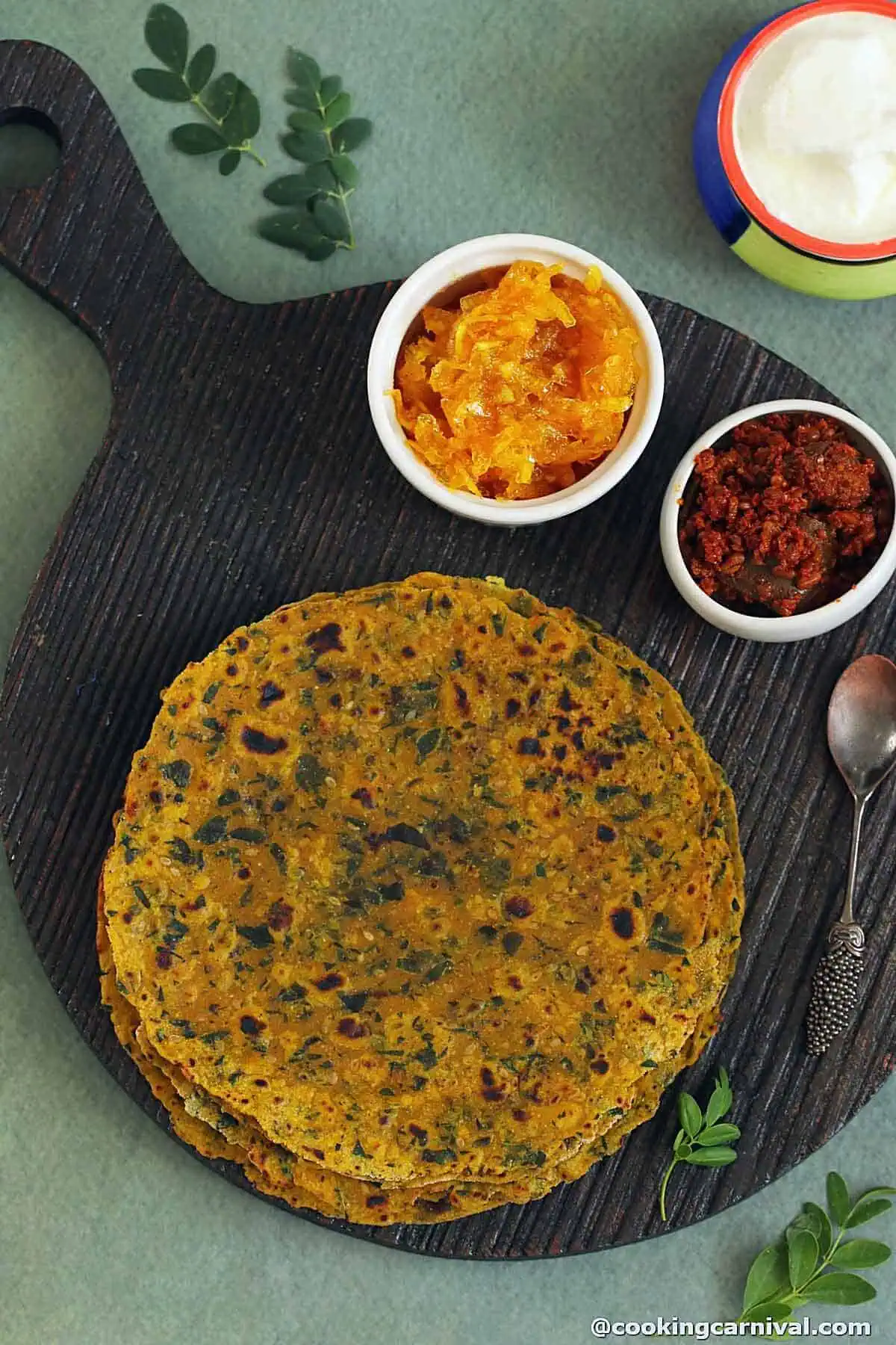 Multigrain Moringa Thepla - Cooking Carnival